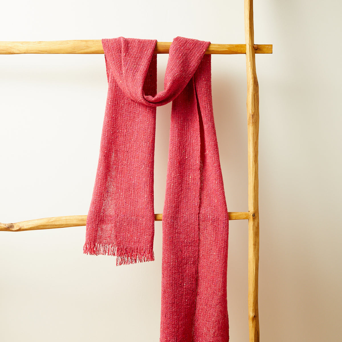 Tweed Emphasize Narrow Scarf - Fuchsia – Mourne Textiles